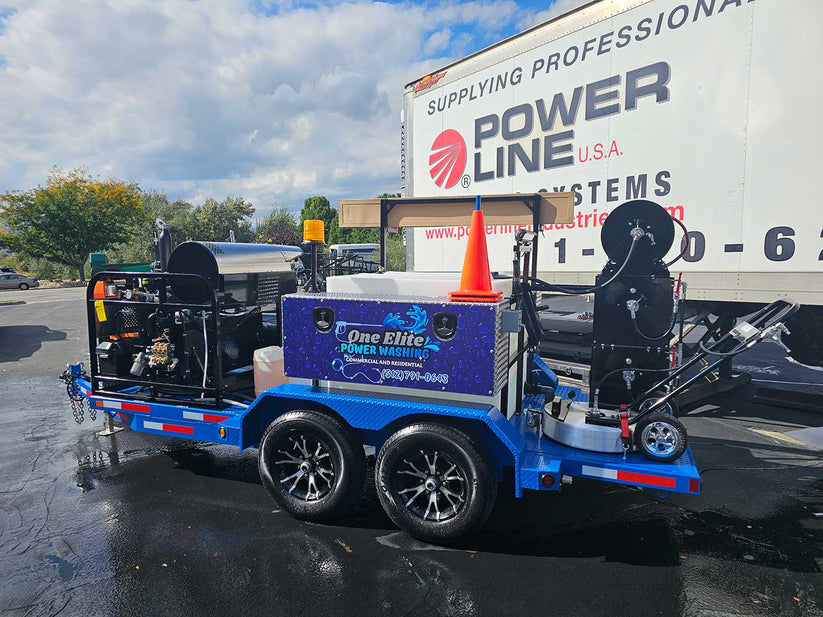 Diesel Powered Pressure Wash Trailer - Loaded / Upgrade Package ...